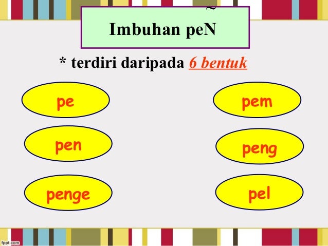 Imbuhan PEN~