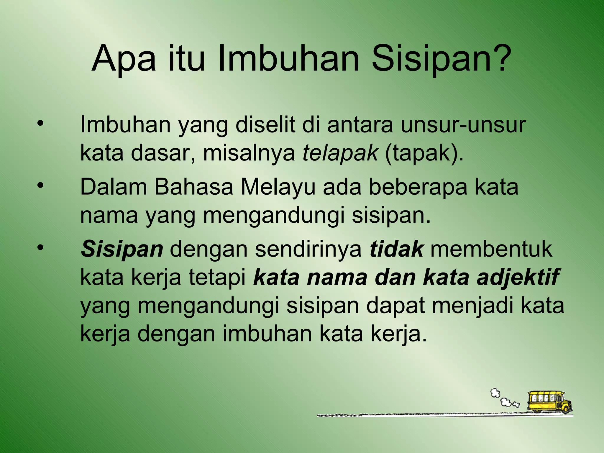 Imbuhan sisipan | PPT
