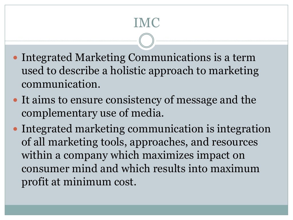 Integrated Marketing Communication | PPTX