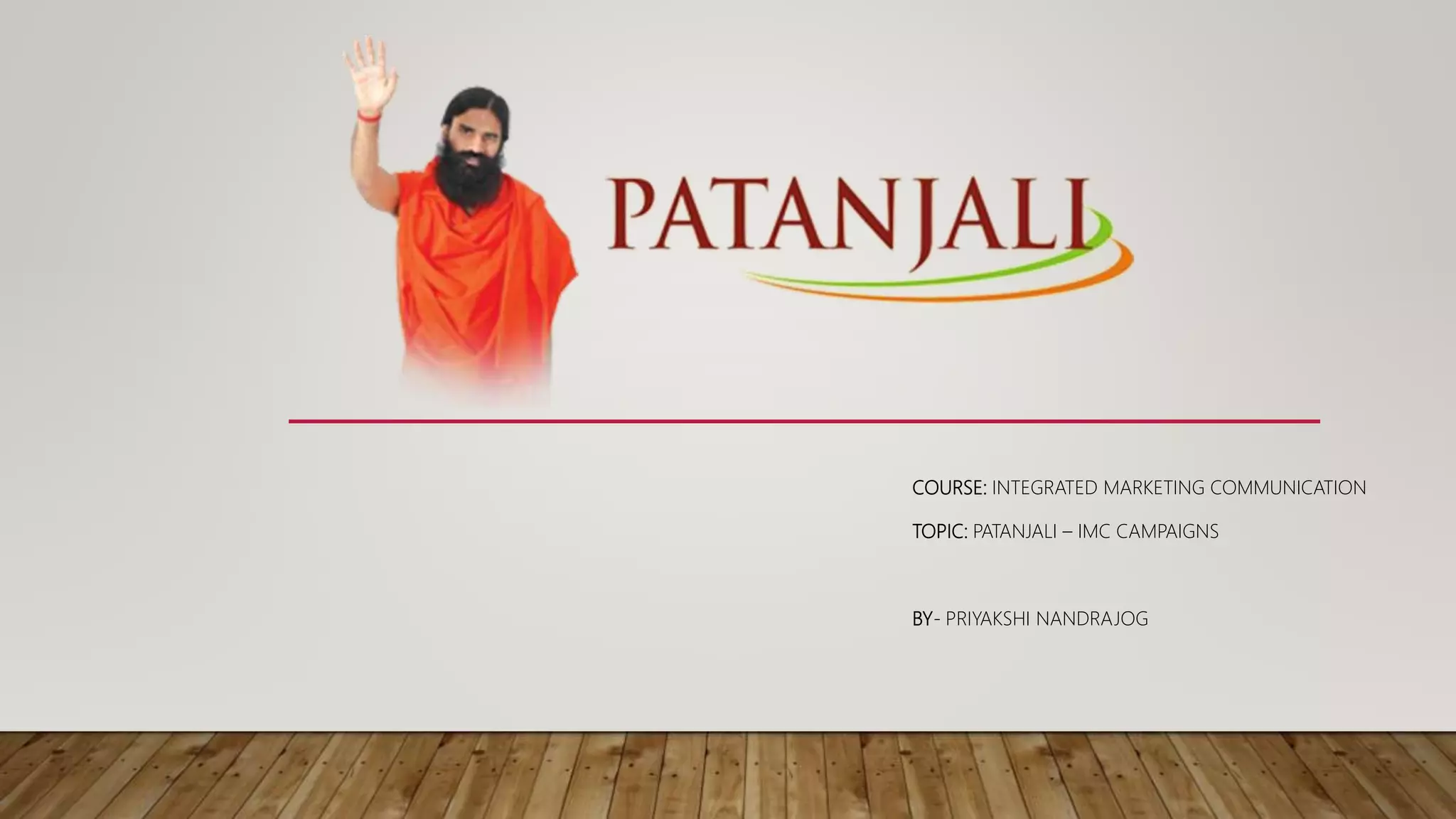 Patanjali | PPTX