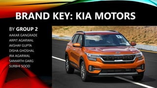 Brand Key: Kia Motors | PPTX