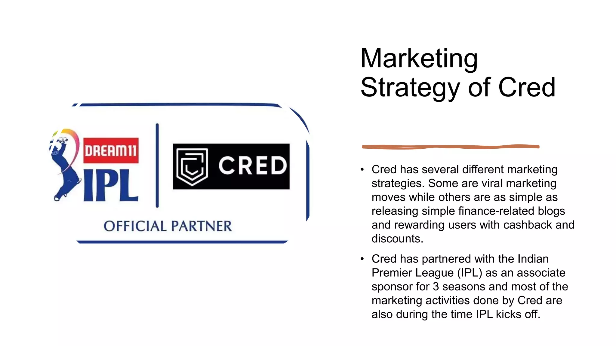 IMC Cred marketing strategies' | PPTX | Advertising Industry | Industries