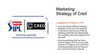 IMC Cred marketing strategies' | PPTX
