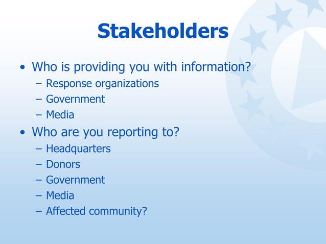 Information Management Course - Reporting | PPTX