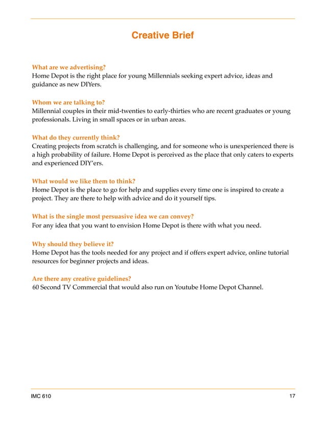 Marketing Plan Example - Home Depot | PDF | Retail Industry | Industries