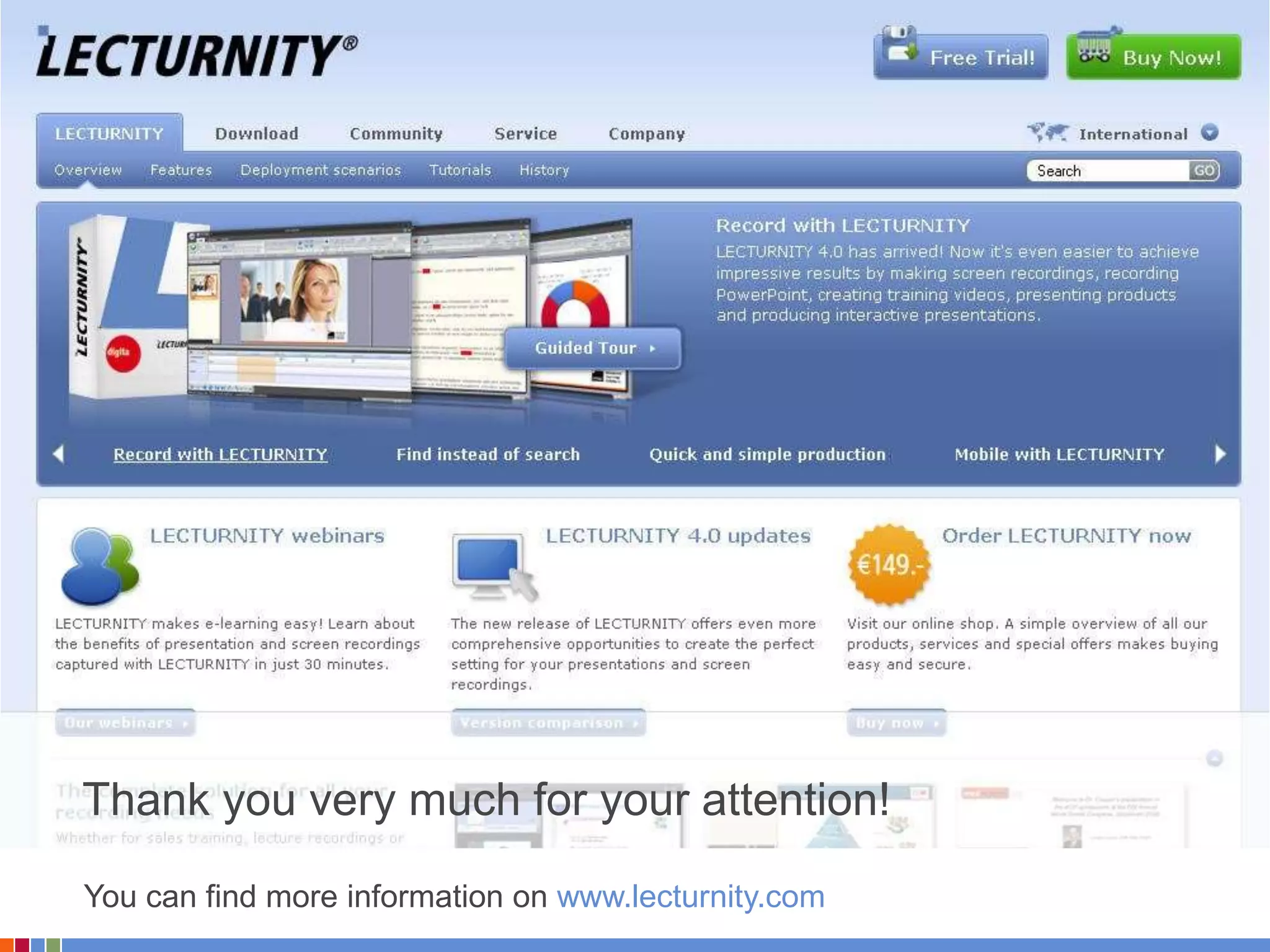 LECTURNITY 4 - Presentation Recording Software | PPT