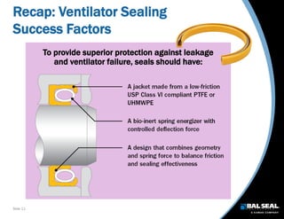 Optimizing Seal Design for Improved Medical Ventilator Life & Performance | PDF
