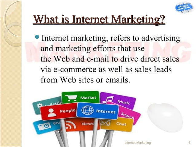 Small ppt on internet marketing | PPT | Internet | Computing