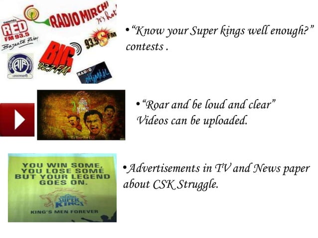 Experiential Marketing for CSK | PPTX