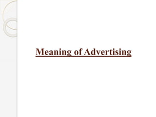 advertisement management | PPT