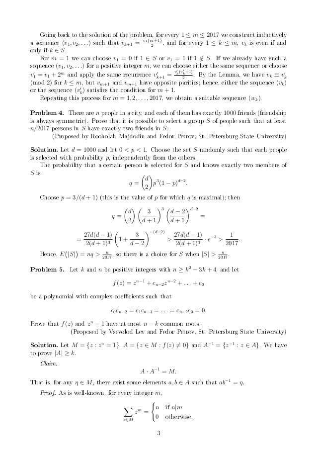 Imc2017 day1-solutions