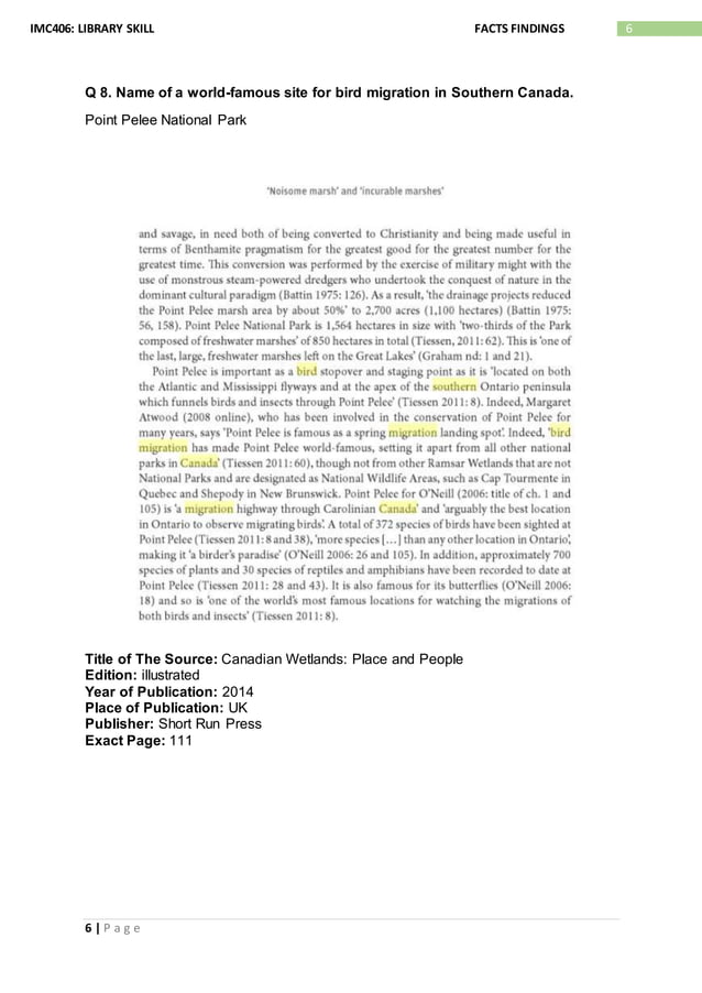 IMC 406: Assignment Facts Finding | PDF