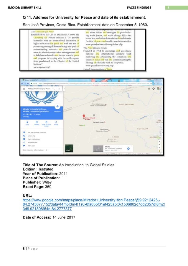 IMC 406: Assignment Facts Finding | PDF