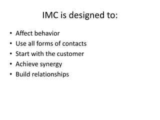 Imc and corporate image building | PPTX