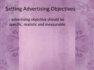 Imc approach to marketing and advertising planning | PPTX