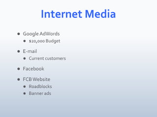 FCB Final Campaign Plan | PPTX