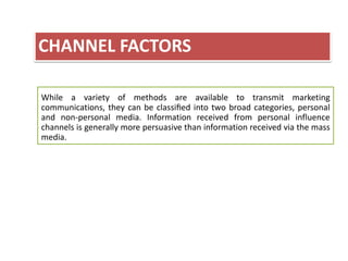 Source message and channel factors | PPTX