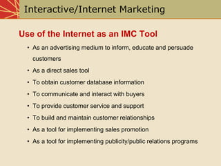 Integrated Marketing communication Tools | PPTX