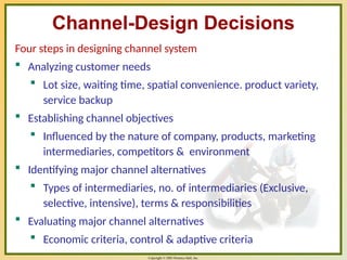 Deigning & Managing Integrated Marketing Channels | PPTX | Advertising ...