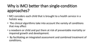 IMCI.pptx on child health in clinical medicine | PPT