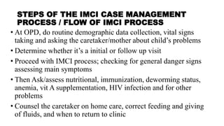 IMCI LECTURE PRESENTATION 1.pptx by Ronald | PPTX