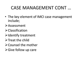 IMCI STRATEGY,UPDATE AND CHILD SURVIVAL STRATEGIES.pptx
