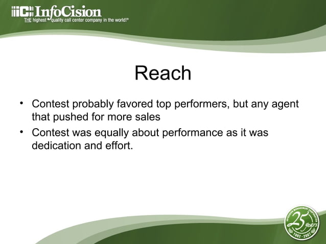 InfoCision Mystery Envelope Contest | PPT