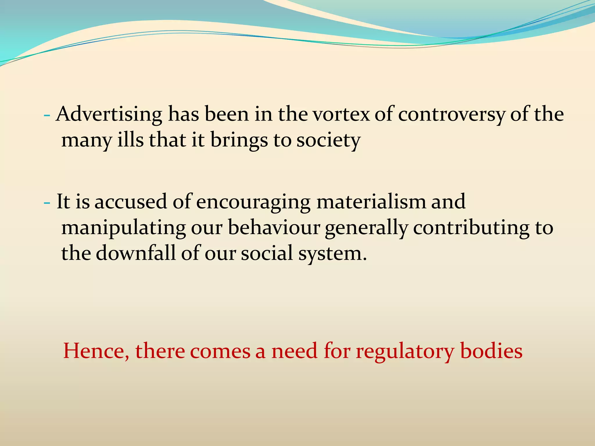 Regulations in Advertising | PPTX