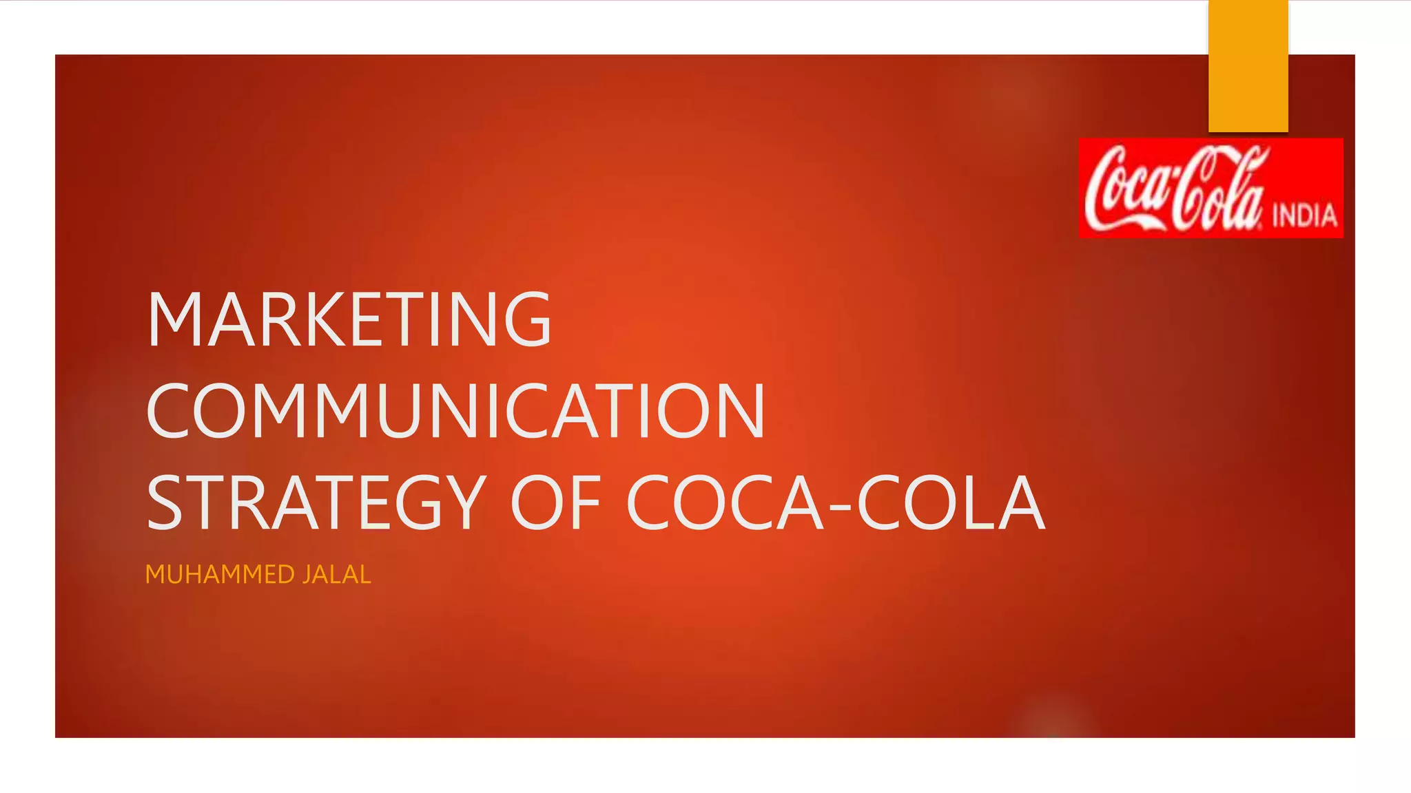 Marketing communication strategy of Coca Cola.pptx