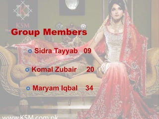 Imc report on new brand of bridal wear | PPTX