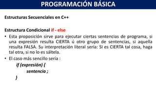 Ing. Mecatrónica, Prog. Básica U3 control de flujo | PPTX