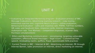 Imc unit 4 | PPTX