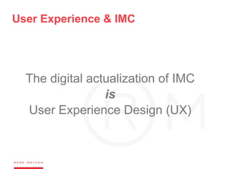 IMC UX | PPT