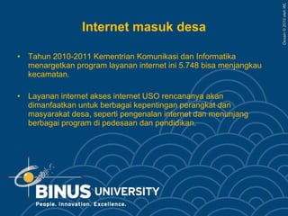 internet masuk desa | PPT