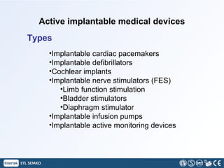 Implantable medical devices | PPT