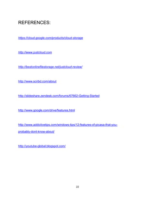 assignment IMD113 (cloud storage) | DOCX