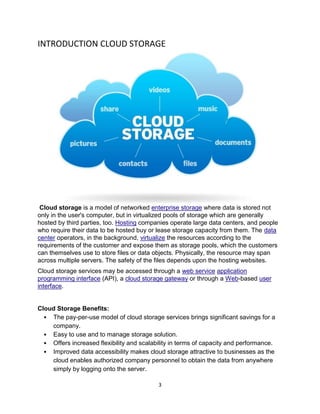 assignment IMD113 (cloud storage) | DOCX