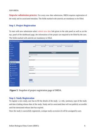 Indian Metabolome Data Archive (IMDA) SOP | PDF