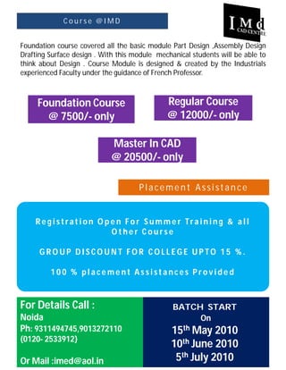 CAD CAM Training | PDF | Technology & Computing