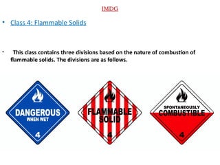 IMDG Code various classes intrduction.pptx