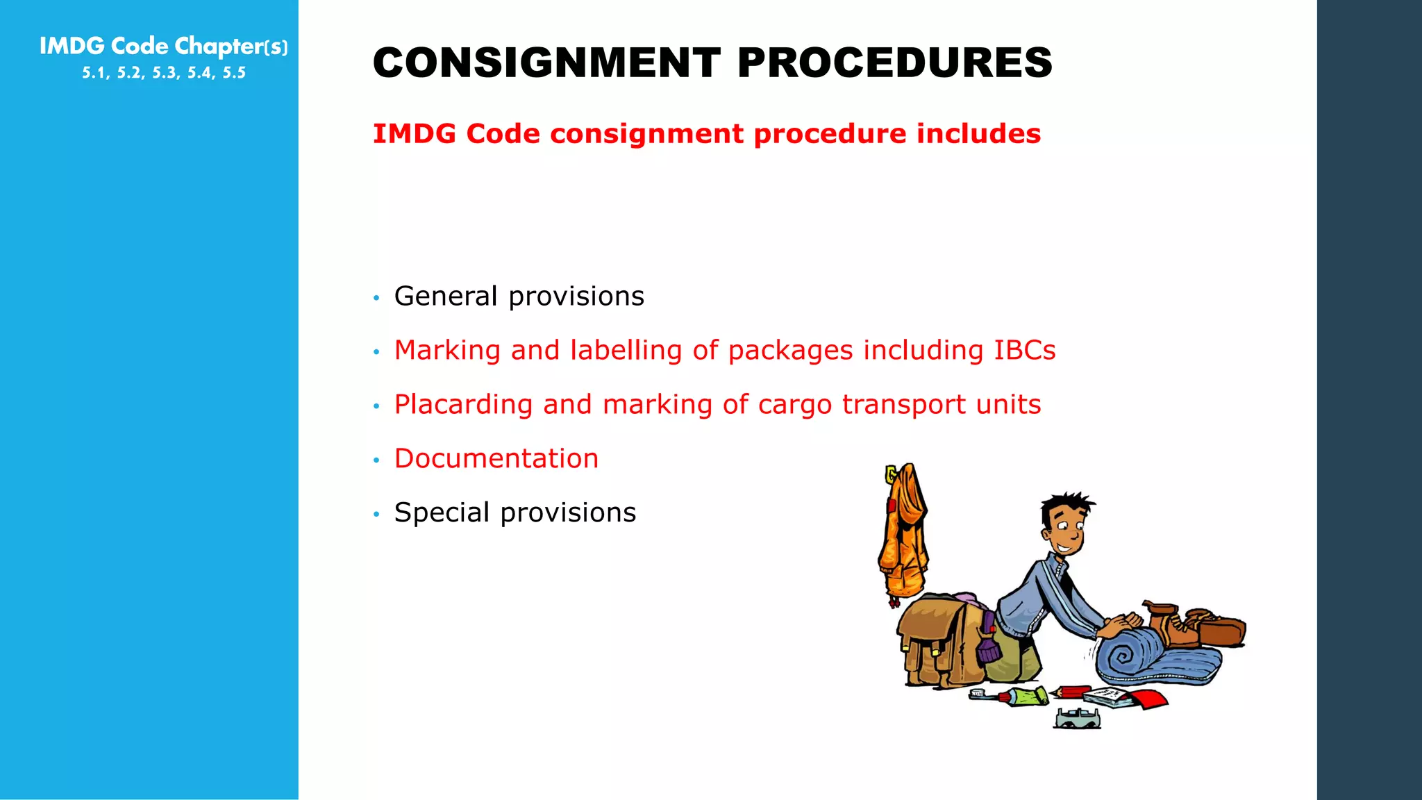 IMDG CODE Consignment Procedure | PDF