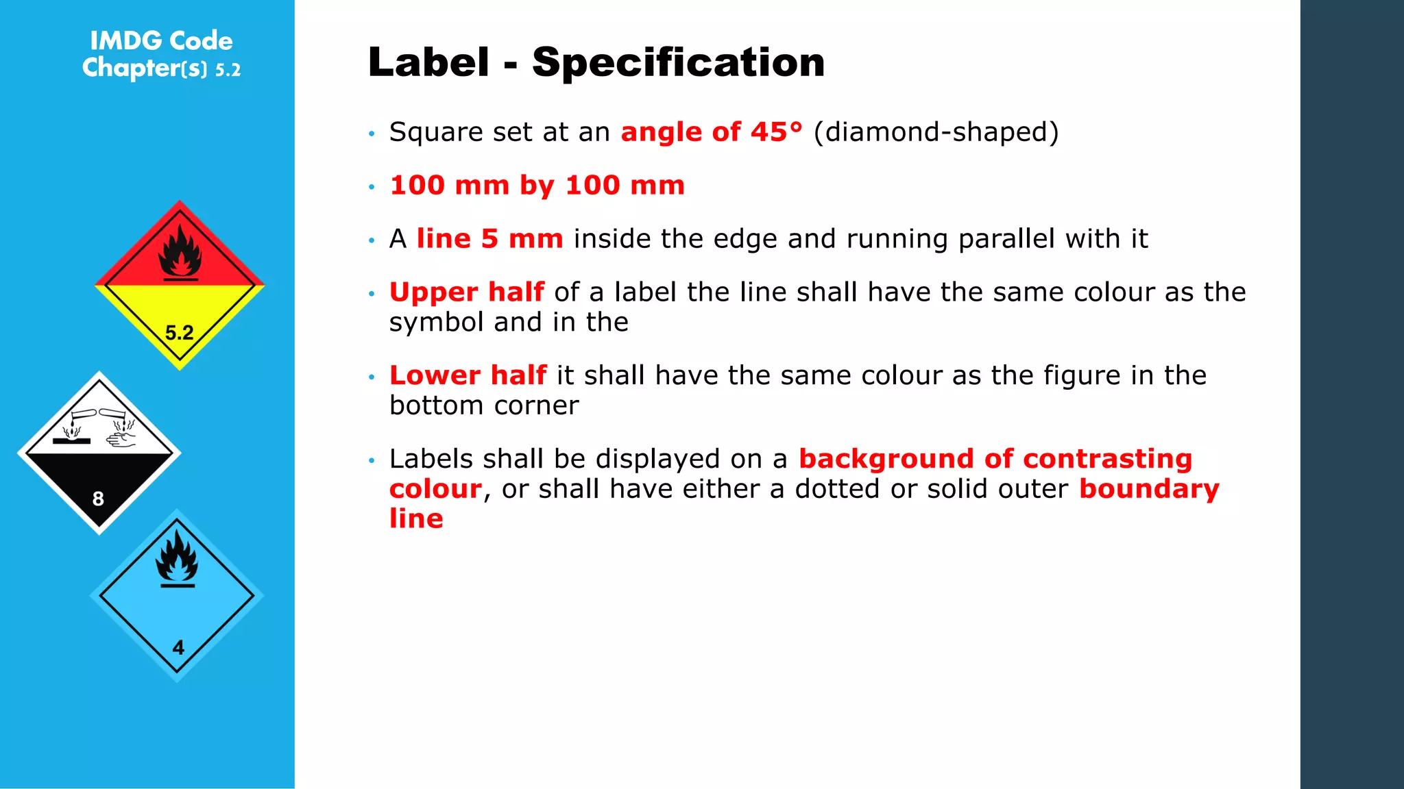 IMDG CODE Consignment Procedure | PDF