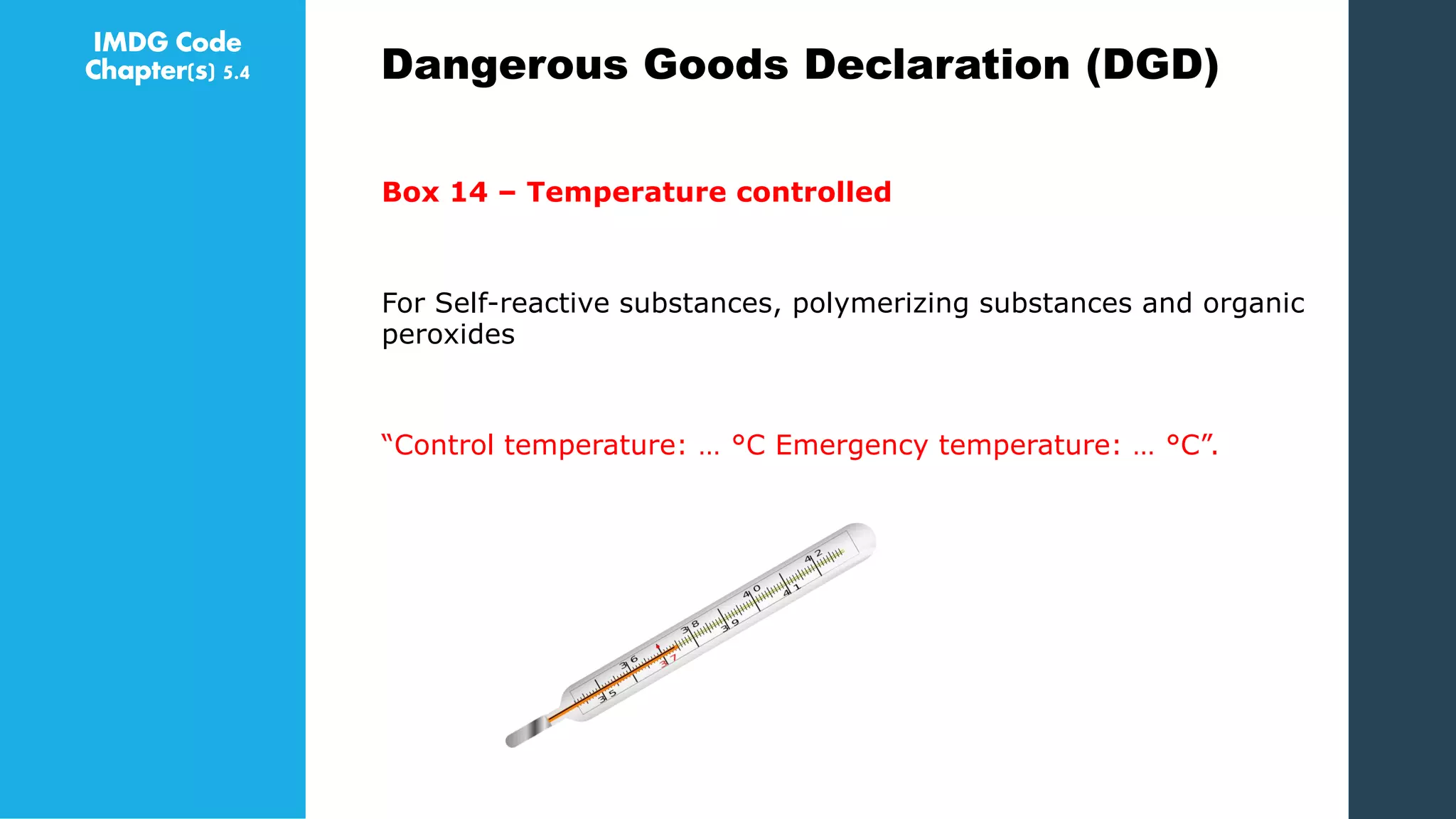 IMDG CODE Consignment Procedure | PDF