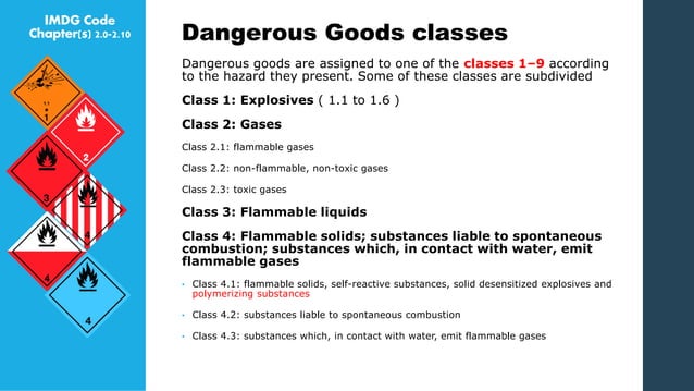 IMDG CODE Consignment Procedure | PPT