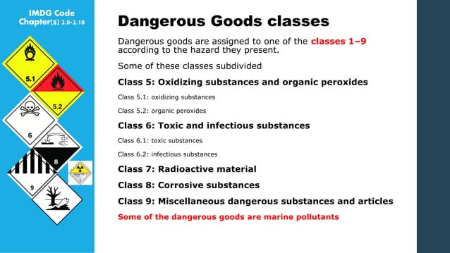 IMDG CODE Consignment Procedure | PPT