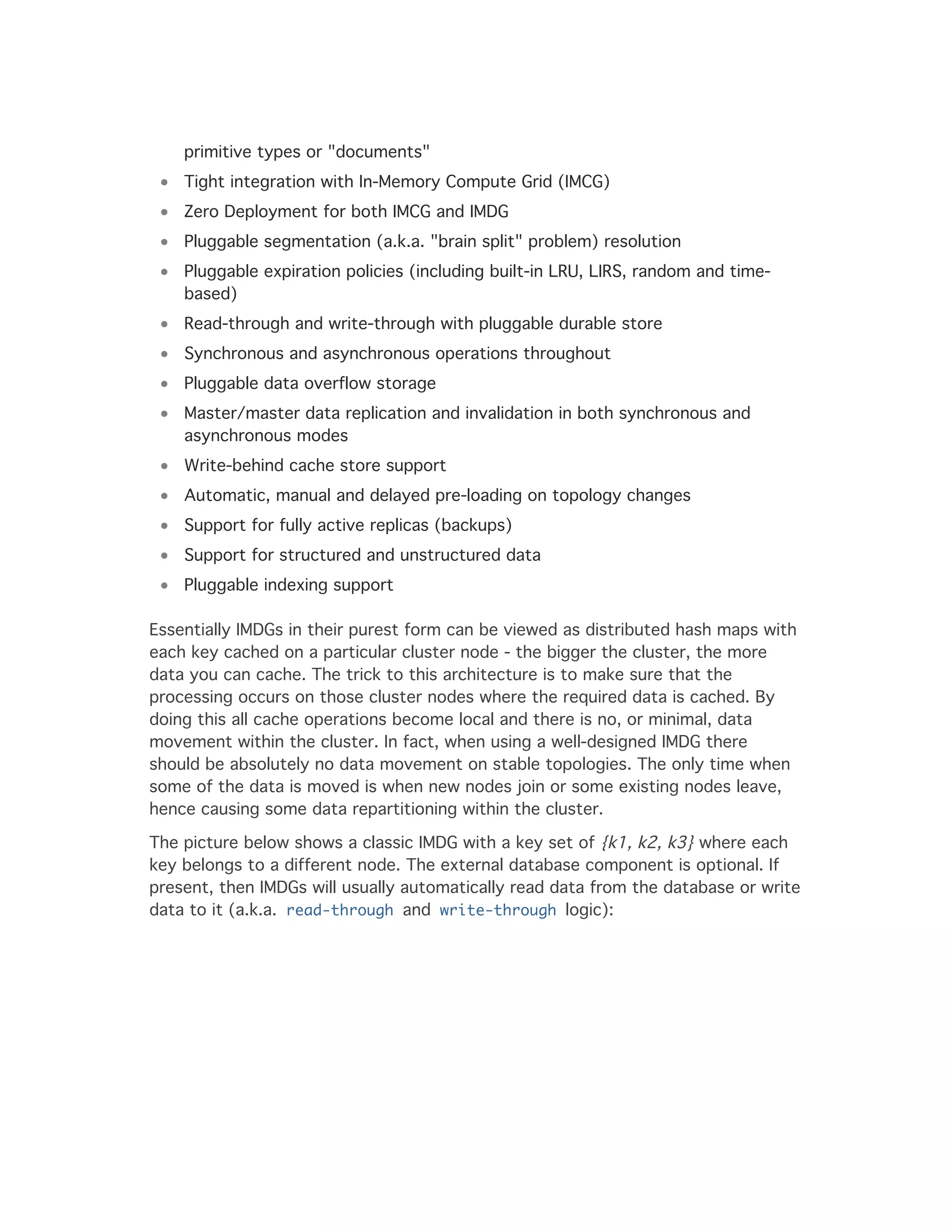 In-Memory Data Grids: Explained... | PDF