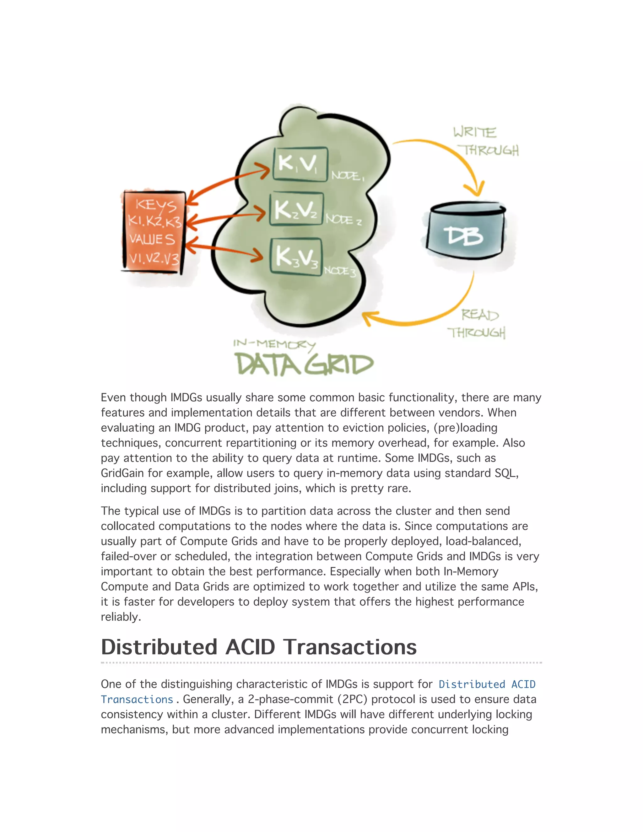 In-Memory Data Grids: Explained... | PDF