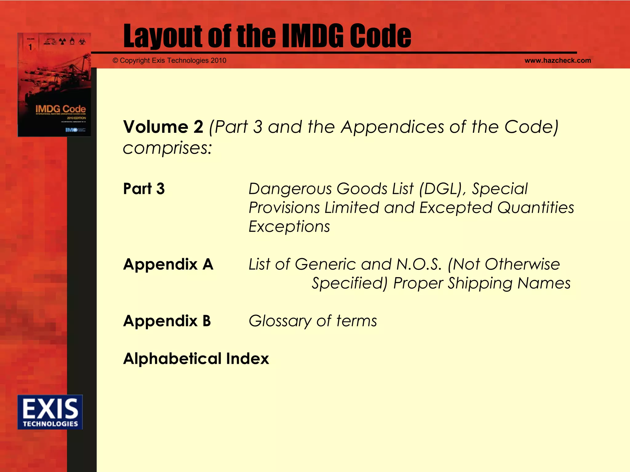 İMDG CODES | PPT
