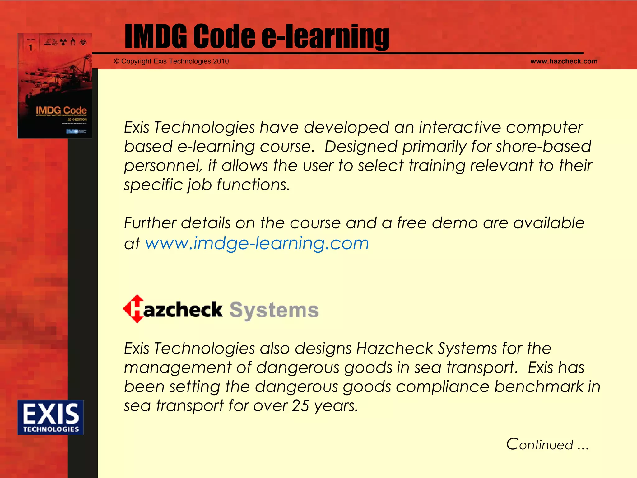 İMDG CODES | PPT