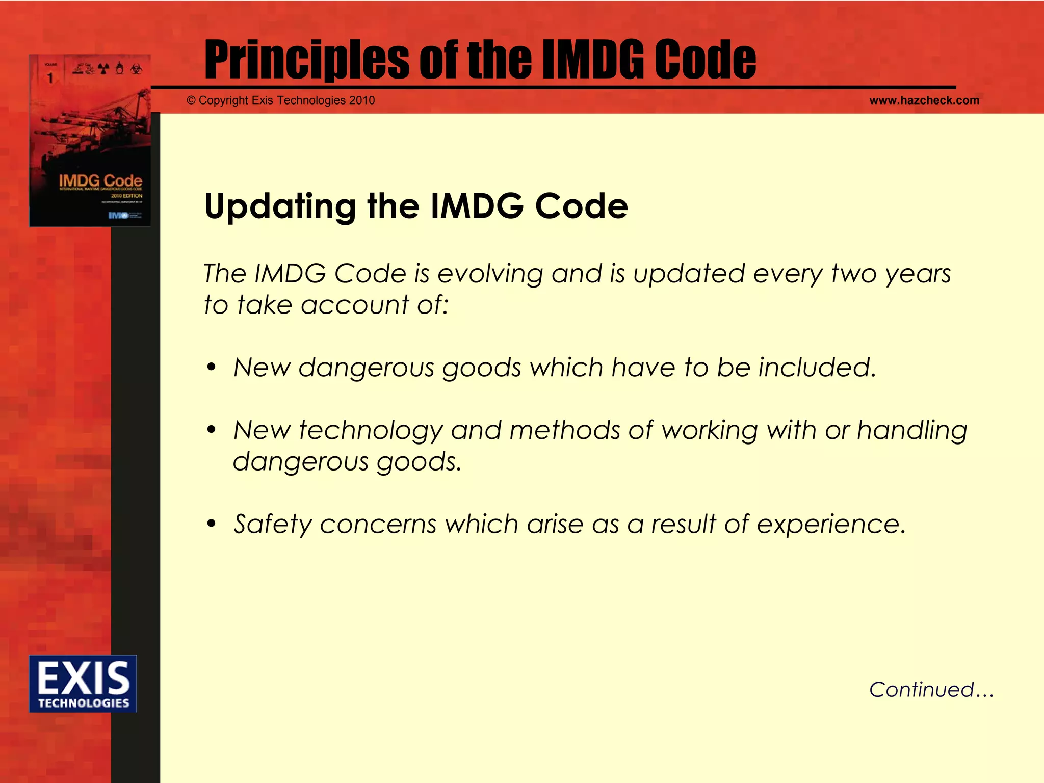 İMDG CODES | PPT